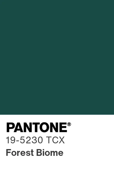 PANTONE 19-5230 TCX Forest Biome - Pantone色号库|Pantone潘通中国官网 PANTONE 19-5230 TCX Forest Biome - Pantone色号库|Pantone潘通中国官网