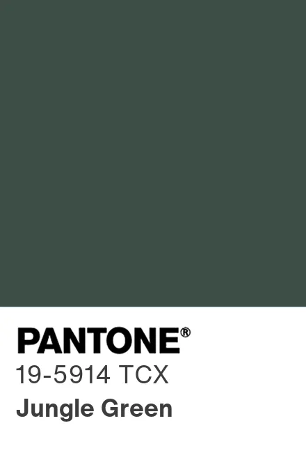 PANTONE 19-5914 TCX Jungle Green - Pantone色号库|Pantone潘通中国官网