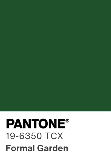 PANTONE 19-6350 TCX Formal Garden - Pantone色号库|Pantone潘通中国官网