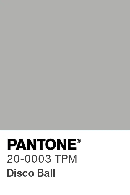 PANTONE 20-0003 TPM Disco Ball - Pantone色号库|Pantone潘通中国官网