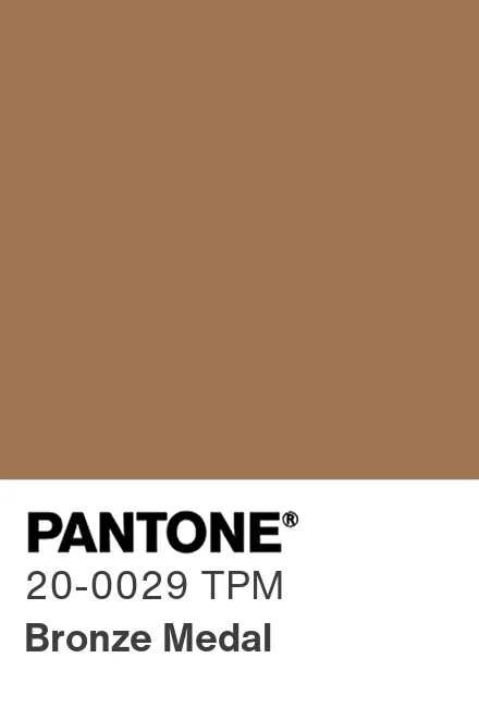 PANTONE 20-0029 TPM Bronze Medal - Pantone色号库|Pantone潘通中国官网