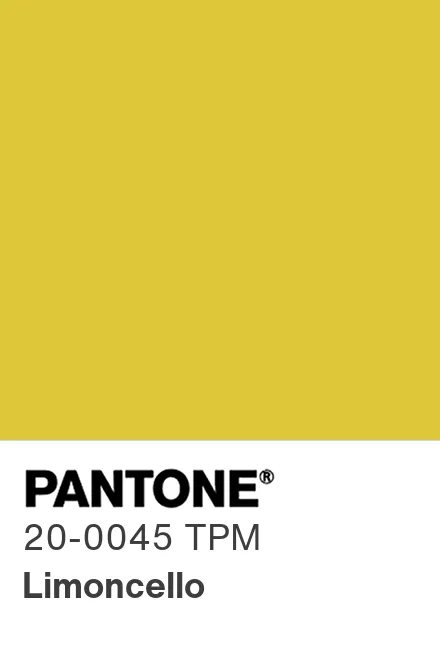 PANTONE 20-0045 TPM Limoncello - Pantone色号库|Pantone潘通中国官网
