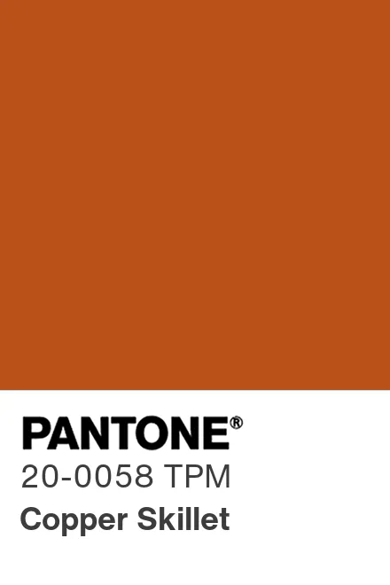 PANTONE 20-0058 TPM Copper Skillet - Pantone色号库|Pantone潘通中国官网