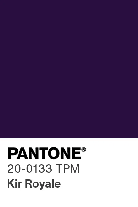 PANTONE 20-0133 TPM Kir Royale - Pantone色号库|Pantone潘通中国官网