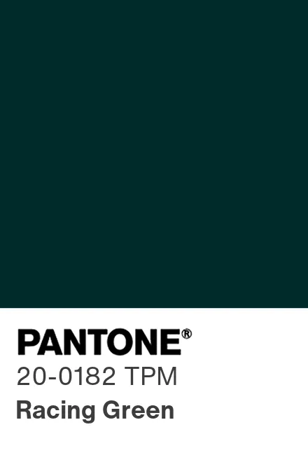 PANTONE 20-0182 TPM Racing Green - Pantone色号库|Pantone潘通中国官网