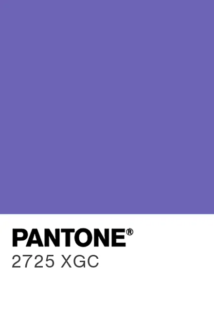 PANTONE 2725 XGC - Pantone色号库|Pantone潘通中国官网