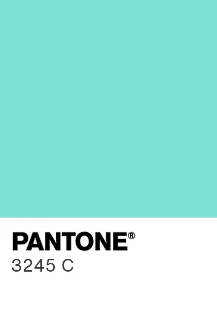 PANTONE 3245 C - Pantone色号库|Pantone潘通中国官网