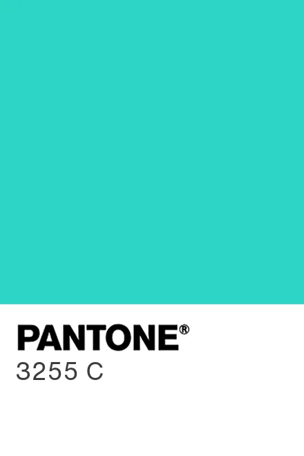 PANTONE 3255 C - Pantone色号库|Pantone潘通中国官网