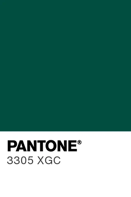 PANTONE 3305 XGC - Pantone色号库|Pantone潘通中国官网
