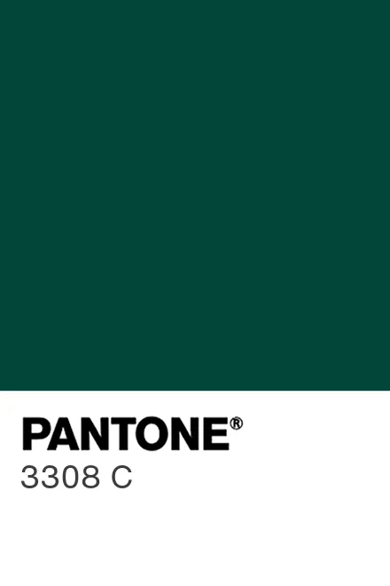 PANTONE 3308 C - Pantone色号库|Pantone潘通中国官网