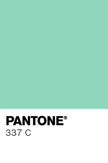 PANTONE 337 C - Pantone色号库|Pantone潘通中国官网