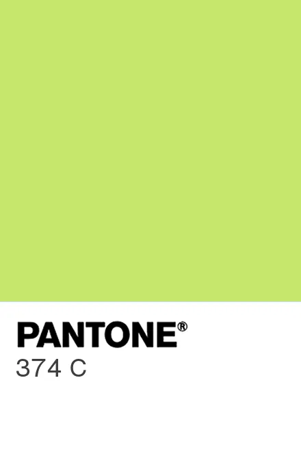PANTONE 374 C - Pantone色号库|Pantone潘通中国官网