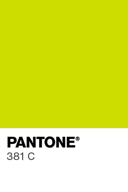 PANTONE 381 C - Pantone色号库|Pantone潘通中国官网