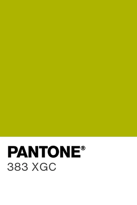 PANTONE 383 XGC - Pantone色号库|Pantone潘通中国官网