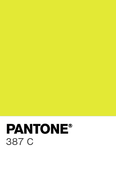 PANTONE 387 C - Pantone色号库|Pantone潘通中国官网