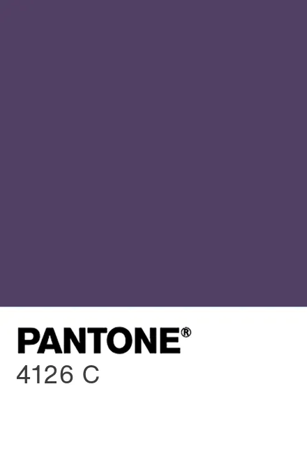 PANTONE 4126 C - Pantone色号库|Pantone潘通中国官网