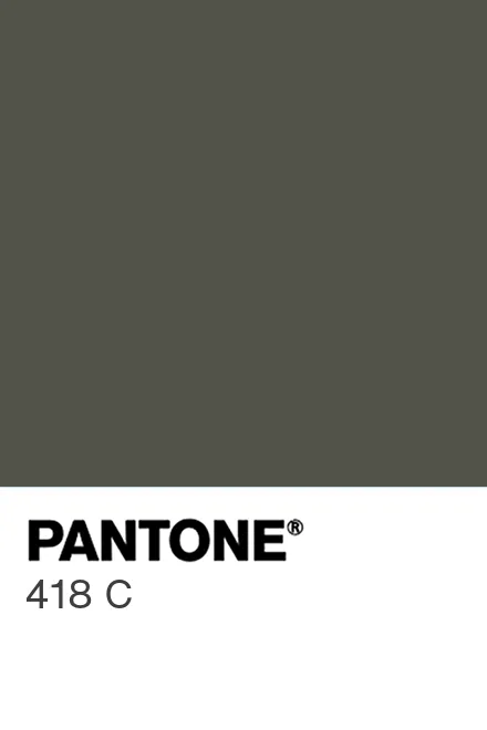 PANTONE 418 C - Pantone色号库|Pantone潘通中国官网