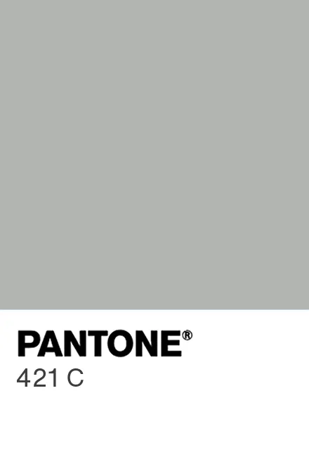 PANTONE 421 C - Pantone色号库|Pantone潘通中国官网