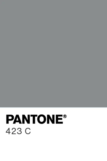 PANTONE 423 C - Pantone色号库|Pantone潘通中国官网
