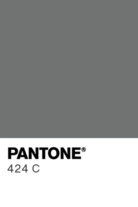 PANTONE 424 C - Pantone色号库|Pantone潘通中国官网