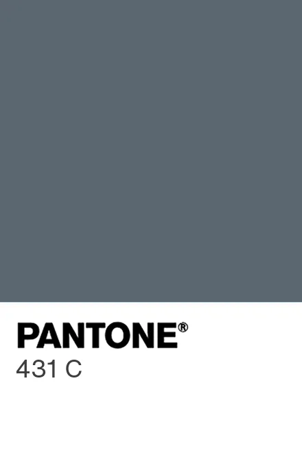 PANTONE 431 C - Pantone色号库|Pantone潘通中国官网
