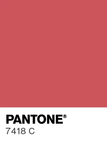 PANTONE 7418 C - Pantone色号库|Pantone潘通中国官网