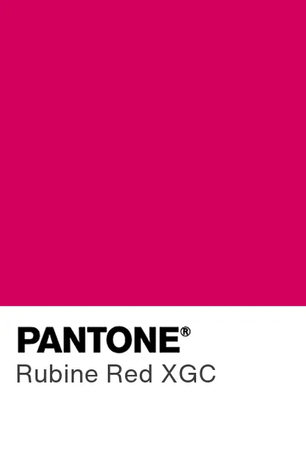 PANTONE Rubine Red XGC - Pantone色号库|Pantone潘通中国官网